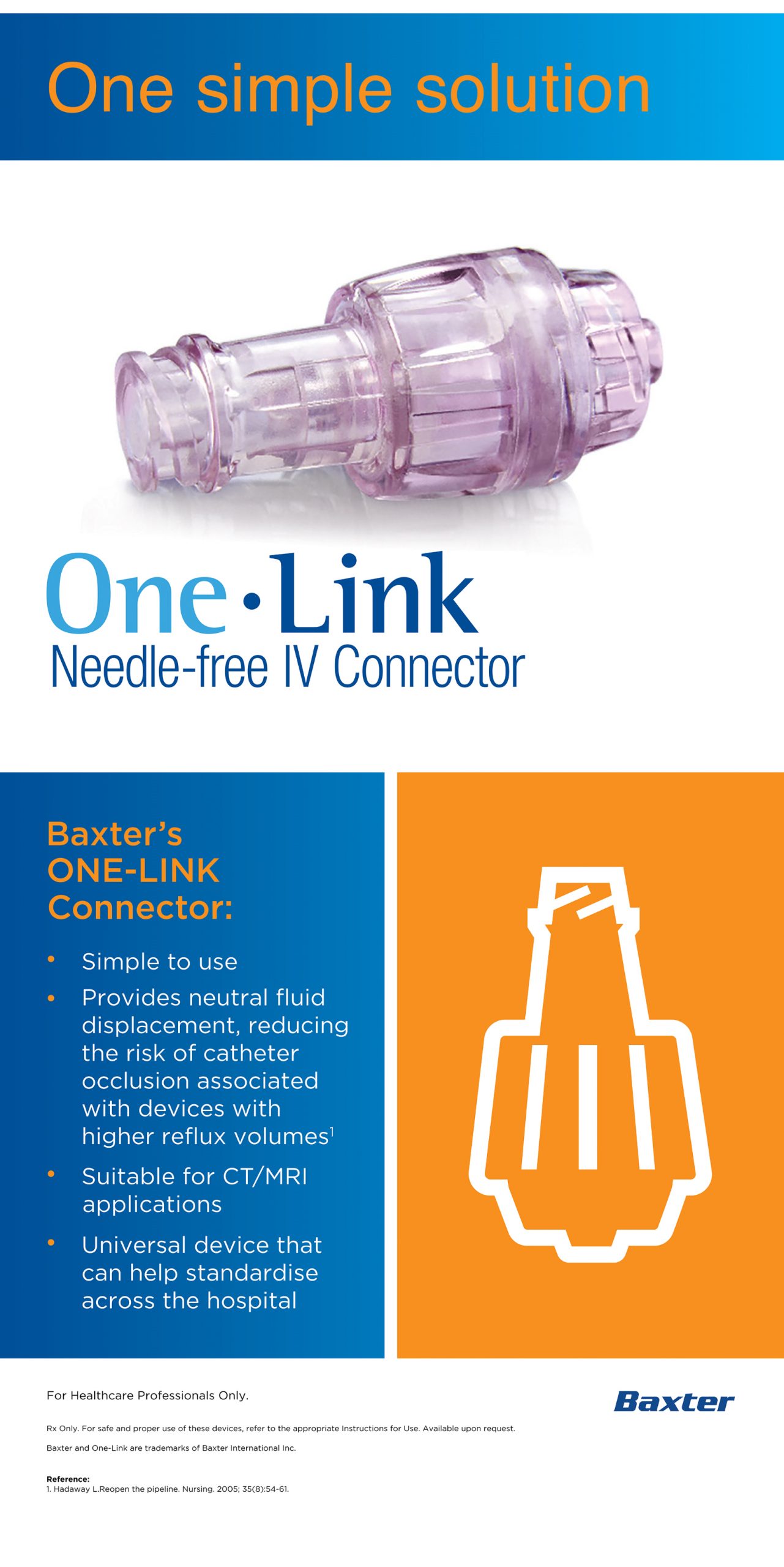 one simple solution – Baxter IV Booth